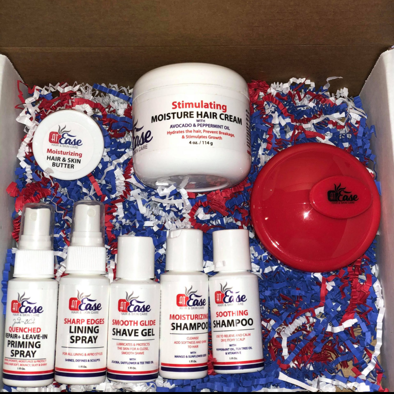 AT Ease Stimulating Moisture Hair Cream Gift Set – AT Ease Hair and ...